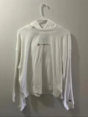 Champion | Tops | Champion White Womens Hoodie With Small Rainbow ...